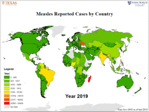Measles – JHU CSSE